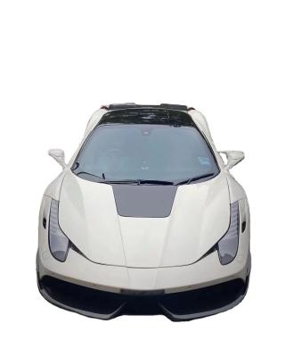 China Auto Parts ForFerrari 458 Body Kit 458 Upgraded Misha Style Front and Rear Bumper Side Skirt Hood Spoiler Body Kit for sale