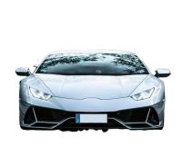 China White EVO Style Carbon Fiber Body Kit Replace Front And Rear Bumper Evo Widebody Kit for sale