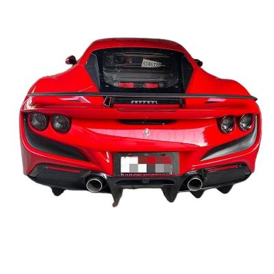 China For Ferrari F8 Carbon Fiber Spoiler F8 Upgraded Novi Style Carbon Fiber Tail Spoiler for sale