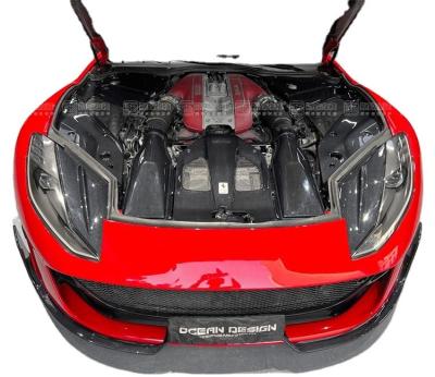 China Auto Parts for Ferrari 812 Carbon Fiber Interior 812 Carbon Fiber Engine Hatch Guard for sale