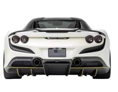 China Auto Parts ForFerrari F8 Carbon Fiber Body Kit F8 Upgrade Novi Style Diffuser Carbon Fiber Diffuser for sale