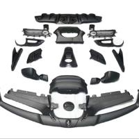 China For Ferrari 488 Carbon Fiber Body Kit 488 Upgraded Capristo Style Carbon Fiber Front Lip Diffuser Spoiler for sale