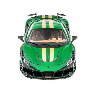 China For Ferrari F8 Carbon Fiber Body Kit F8 Upgrades MSY-style Front and Rear Bumper Spoiler Hood Body Kit for sale