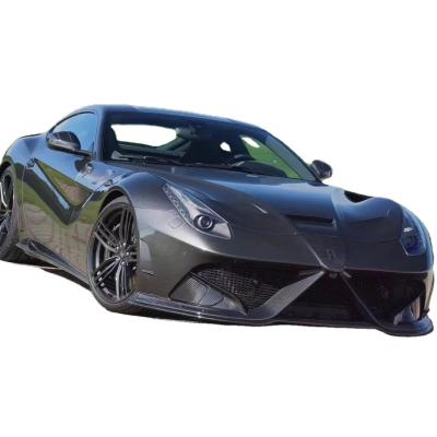 China For Ferrari F12 Dry Carbon Fiber Body Kit F12 Upgraded MSY Style Front and Rear Bumper Spoiler Hood for sale