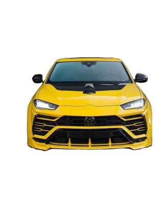 China Yellow Lamborghini Urus Body Kit Carbon Fiber Front Lip Luxury Car Diffuser Widebody Kit for sale