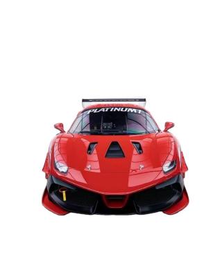 China Ferrari 488 Body Kit 488 EVO Style Front Bumper Chin Lip Spoiler for sale