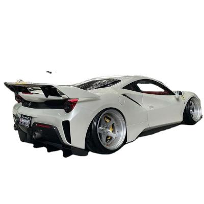 China Carbon Fiber Widebody Ferrari 488pista Spoiler Carbon Fiber Spoiler Wing for sale