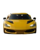 China 296 Ferrari Body Kit 2021 2022 Car Wheel Arch Front And Rear Bumper Spoiler for sale