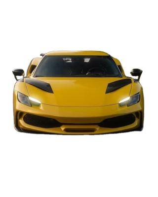 China 296 Ferrari Body Kit 2021 2022 Car Wheel Arch Front And Rear Bumper Spoiler for sale