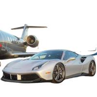 China 488 Ferrari Carbon Body Kit 1016 Style Carbon Fiber Front Lip Air Intake Spoiler for sale