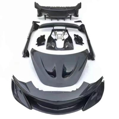 China Auto Parts for McLaren 540c 570s 570gt Carbon Fiber Body Kit 540c 570s 570gt Upgraded 600LT Style Body Kit 600LT Spoiler for sale