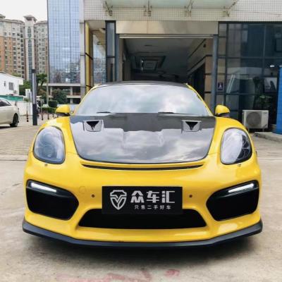 China PU Plastic Products for Porsche Boxster 981 Body Kit Boxster 981 Upgraded GT4 Front and Rear Bumper Spoilers for sale