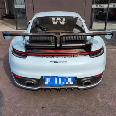 China High Quality Carbon Fiber Spoiler Carbon Fiber Spoiler for Porsche 911 992  992 for TechArt Style Spoiler for sale