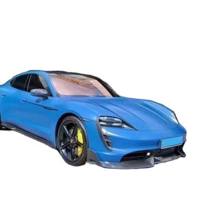 China Auto Parts for Porsche Taycan Carbon Fiber Body Kit Taycan Upgrades MSY Style Front Shovel Diffuser Spoiler Body Kit for sale