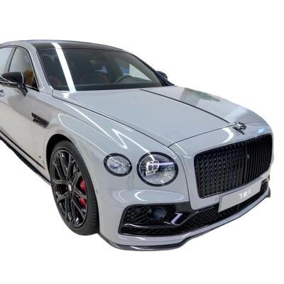 China Flying Spur Bentley Body Kit W12 Style Carbon Fiber Lip Kit 2019 Diffuser Spoiler Side Skirt for sale