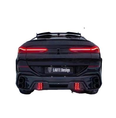 China Hot Sale G06 X6 Carbon Fiber Body Kit Forbmw X6 Carbon Fiber Front Shovel Rear Diffuser Spoiler Cover for sale