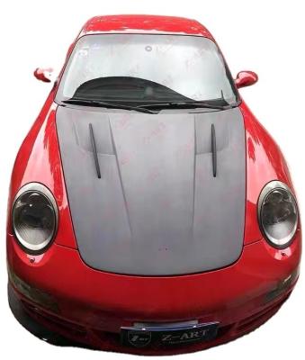 China New Product Carbon Fiber Hood for Porsche 911 997 911 997 Carbon Fiber Engine Hatch GT3 Style for sale