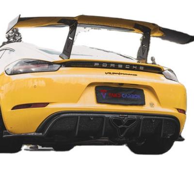 China For Porsche 718 Boxster Cayman Body Kit Carbon Fiber Material 718 Carbon Fiber Rear Diffuser EVO Style 718 Carbon Fiber Body Kit for sale