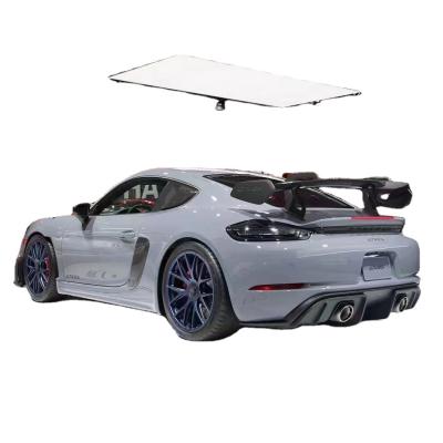 China Auto Parts for Porsche 718 981 987 Carbon Fiber Spoiler 718 981 987 Upgraded GT4RS Style Tail Spoiler for sale