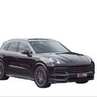 China Auto Parts  for Porsche Cayenne  Fiber Body Kit  Cayenne Carbon Fiber Front Spreader Spoiler for sale