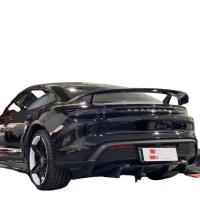 China Auto Parts for Porsche Taycan Carbon Fiber Body Kit TAYCAN Upgrade REVOZPORT Style Front Shovel Diffuser Spoiler Body Kit for sale