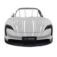 China Dry Carbon Fiber Carbon Fibre Body Kit for Porsche Taycan Taycan Upgrade PAKTECHZ Style Front Shovel Diffuser Spoiler Body Kit for sale