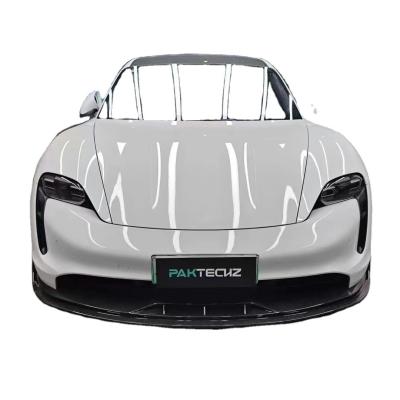 China Dry Carbon Fiber Carbon Fibre Body Kit for Porsche Taycan Taycan Upgrade PAKTECHZ Style Front Shovel Diffuser Spoiler Body Kit for sale