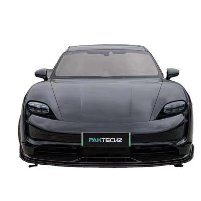 China Dry Carbon Fiber Carbon Fibre Body Kit for Porsche Taycan Taycan Upgrade PAKTECHZ Style Front Shovel Diffuser Spoiler Body Kit for sale