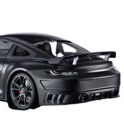 China For Porsche 992 Turbo Carbon Fiber Spoiler 992 Turbo Upgrade Paktechz Style Carbon Fiber Tail Cover Spoiler for sale