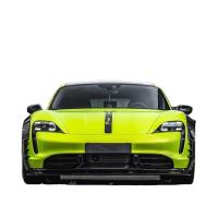 China For Porsche Taycan Wide-body Kit Taycan Upgrades PD-style Carbon Fiber Front Lip Diffuser Spoiler Side Skirt Wheel Arch for sale