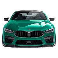 China For BMW M8 Carbon Fiber Body Kit M8 Upgraded Vors Style Carbon Fiber Front Lip Diffuser Spoiler Side Skirt Body Kit for sale