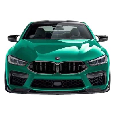 China For BMW M8 Carbon Fiber Body Kit M8 Upgraded Vors Style Carbon Fiber Front Lip Diffuser Spoiler Side Skirt Body Kit for sale