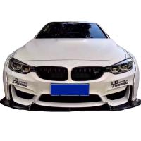 China LB Wide-body Kit for BMW M4 F82 Wide-body Kit M4 F82 Upgraded LB Style Front Lip Diffuser Spoiler Carbon Fiber Body Kit for sale