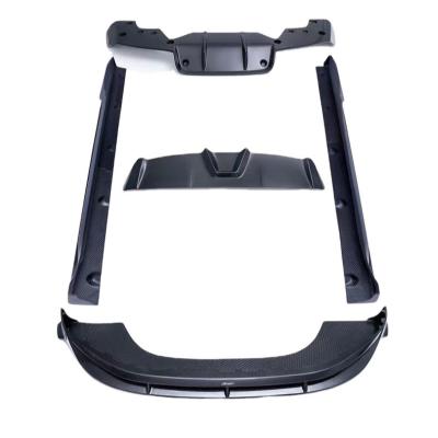 China Mancan Porsche Body Kit Customized Color Front Lip Diffuser 2022+ for sale