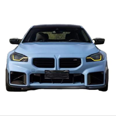China For BMW M2 G87 Carbon Fiber Body Kit M2 G87 Upgraded MP Style Carbon Fiber Front Lip Diffuser Spoiler Body Kit for sale