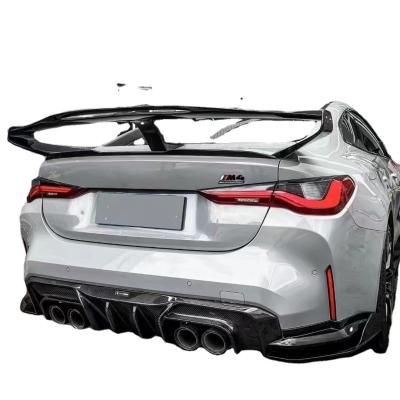 China For BMW 4 Series G80 G82 M3 M4 Carbon Fiber Spoiler G80 G82 M3 M4 Upgraded GTR Style Spoiler Wing for sale