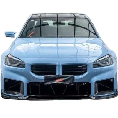 China For BMW M2 G87 Carbon Fiber Body Kit M2 G87 Upgraded AE Style Carbon Fiber Front Lip Diffuser Spoiler Body Kit for sale