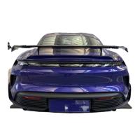 China Taycan Porsche Body Kit Taycan Wch Style Carbon Fiber Spoiler Wing for sale