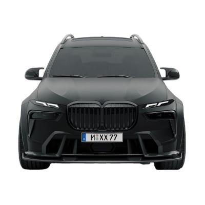China For BMW X7 Carbon Fiber Body Kit X7 Carbon Fiber Front Lip Diffuser Spoiler Hood Side Skirt Wide Body Kit for sale
