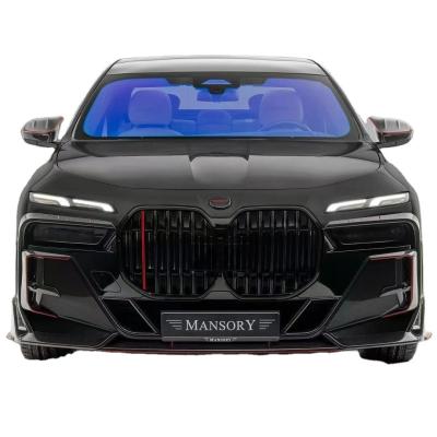 China For BMW 7 Series Carbon Fiber Body Kit 7 Series Upgraded MSY-style Carbon Fiber Front Lip Diffuser Spoiler Body Kit for sale