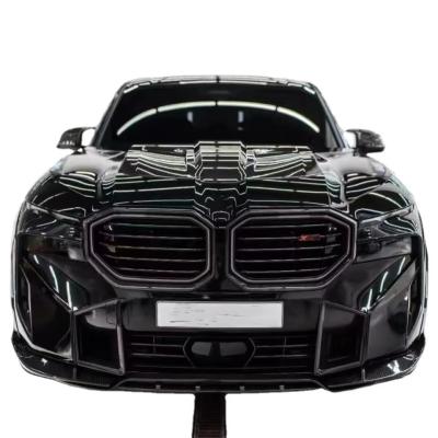 China For BMW XM Carbon Fiber Widebody Kit XM Upgrades RNG-style Carbon Fiber Front Lip Diffuser Wheel Arch Spoiler Hood Wide Body for sale