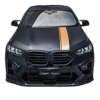 China For BMW X5M X6M Carbon Fiber Body Kit X5M X6M Carbon Fiber Front Lip Diffuser Spoiler Side Skirt Hood for sale
