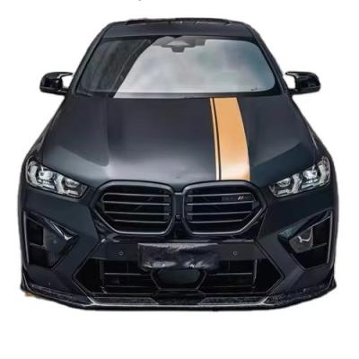 China For BMW X5M X6M Carbon Fiber Body Kit X5M X6M Carbon Fiber Front Lip Diffuser Spoiler Side Skirt Hood for sale