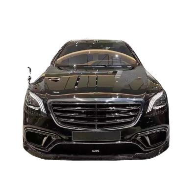 China BRASS Tyle Front Shovel Rear Diffuser for Mercedes-Benz W222 AMG S63 S65 S63 S65 Carbon Fiber Body Kit for sale