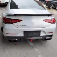 China Selling 2018-2022 for Mercedes CLS300 CLS350 W257 Carbon Fiber Body Kit CLS Carbon Fiber Front Scoop Spoiler Rear Diffuser for sale