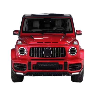 China High Quality Carbon Fiber W464 G500 G63 Body Kit W464 Upgrade Topcar Style Front Shovel Rear Lip  Spoiler for sale
