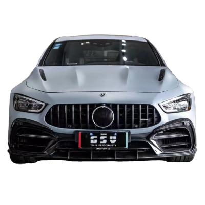 China For Mercedes AMG GT50 53 63 Carbon Fiber Body Kit AMG GT50 53 63 Upgraded Top Style Carbon Fiber Front Lip Diffuser Spoiler for sale