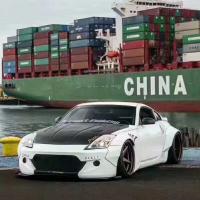 China 350Z Nissan Body Kit Resin Fibre Bumper Rear Diffuser Auto Front Spoiler Side Skirt for sale
