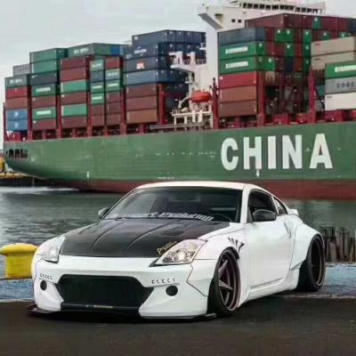 China 350Z Nissan Body Kit Resin Fibre Bumper Rear Diffuser Auto Front Spoiler Side Skirt for sale