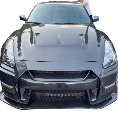 China Carbon Fibre Gtr Body Kit GTR R35 Carbon Fiber Hood LB Style for sale